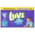 Luvs Super Absorbent Leakguards Newborn Diapers Size 2 124count ...