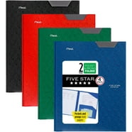 Five Star 4-Pocket Paper Folder, 12" x 9.5" , Black (33601) - Walmart.com