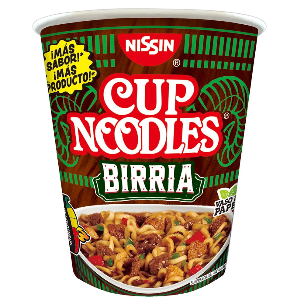 Sopa instantánea Nissin Cup Noodles birria 70 g | Walmart en línea