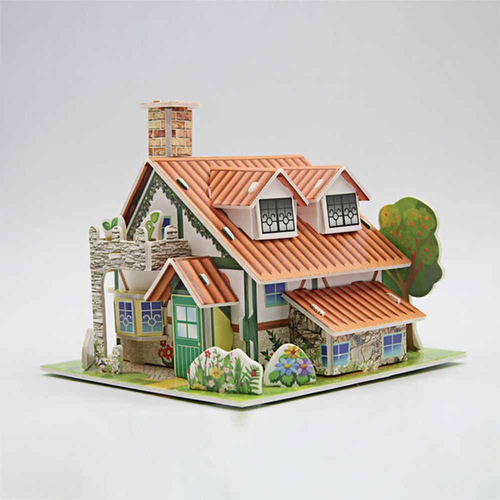Children Gift Hand-assembled Toy Educational Toy DIY Handmade House ...