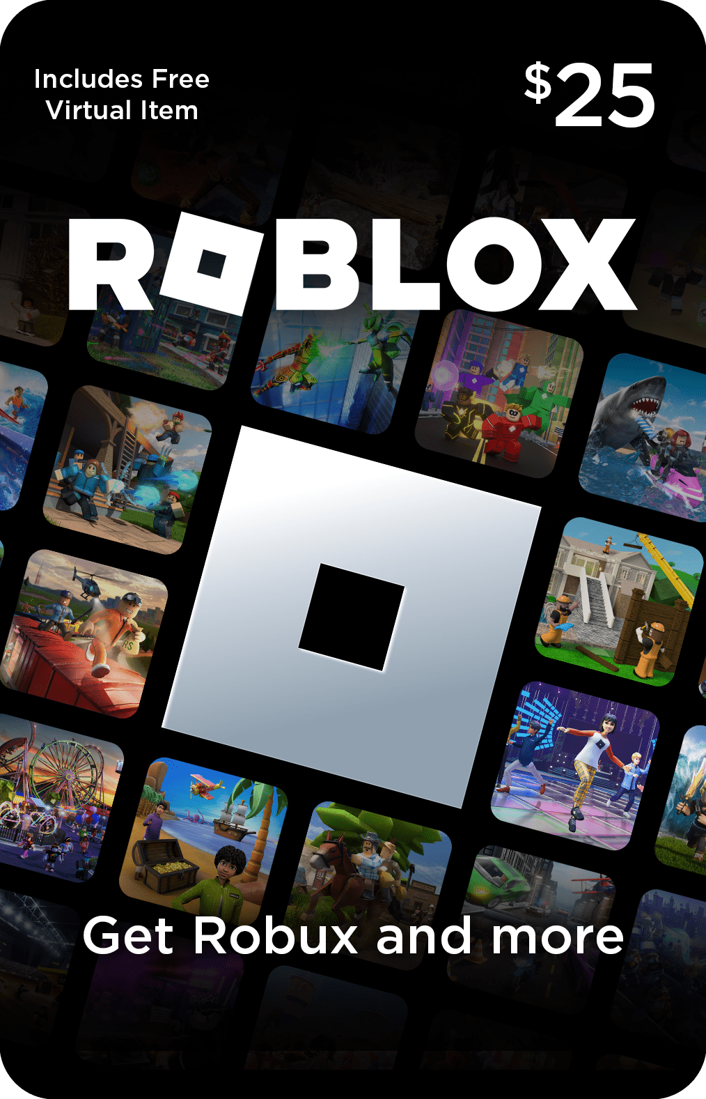 Roblox 25 Physical Gift Card Walmart