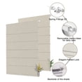 DoingX No Drill Roman Shades Room Darkening Thermal Insulated UV ...