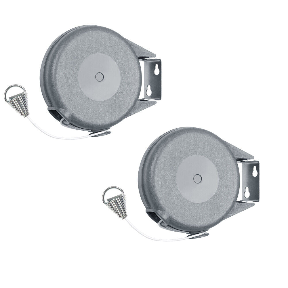 US 49 Ft Retractable Clothes Line Portable Hanging Dryer Adjustable ...