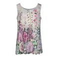 Chiffon Blouse for Women, Womens Summer Chiffon Tanks Tops Floral ...