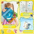 3 Sets Reusable Jelly Stickers Book - Children's Jelly Stickers Book ...