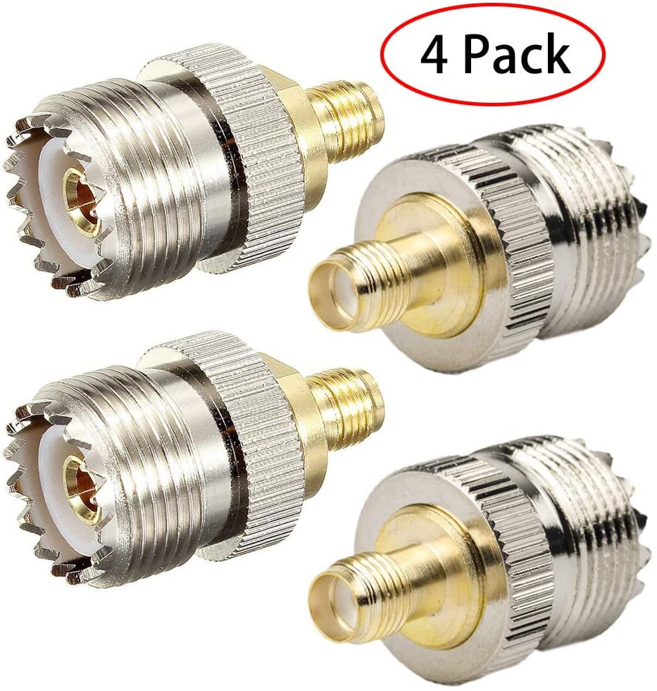 Female To Uhf Female So239 Rf Connector Coax Coaxial Adapter For Wifi ...