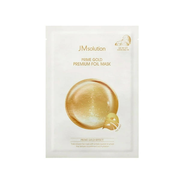 JM SOLUTION Prime Gold Premium Foil Mask Pack 35ml*10Pcs - Walmart.ca