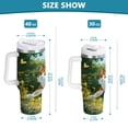 40 oz Stainless Steel Tumbler Vacuum Insulated Leak Proof Stainless ...