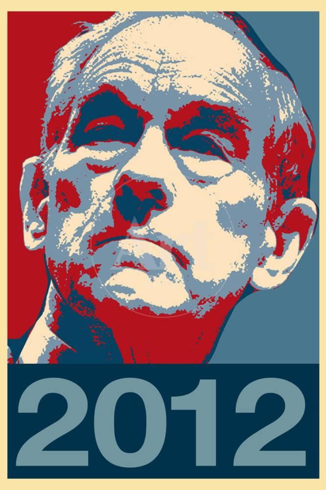 Ron Paul 2012 Political Poster, Unframed Poster Wall Art Sold by Art ...