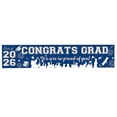 98inch Class of 2026 Graduation Decorations Banner Blue White Navy Yard ...
