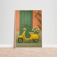 Affixzi Yellow Poster, Retro Italian Street Wall Art, Vintage Style ...