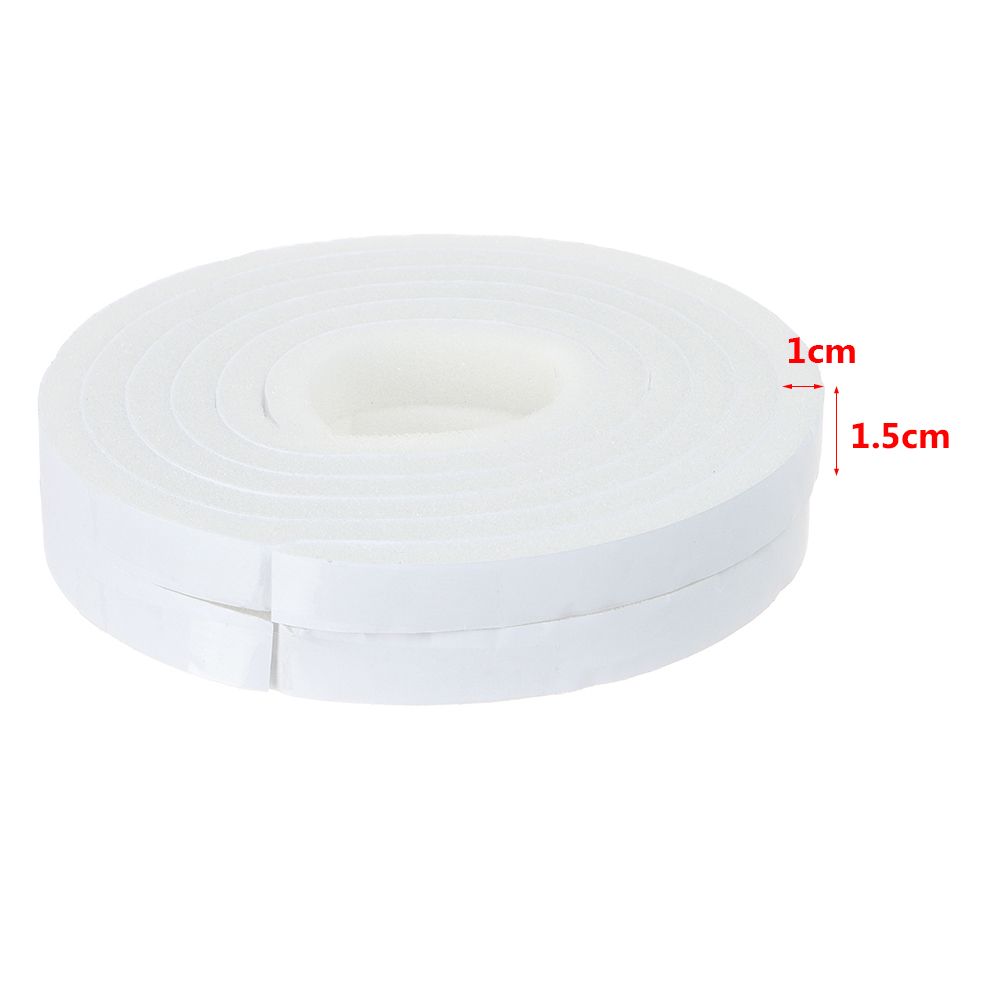 2M/Roll Home Windproof Insulation Tape Self-Adhesive Weather Stripping ...