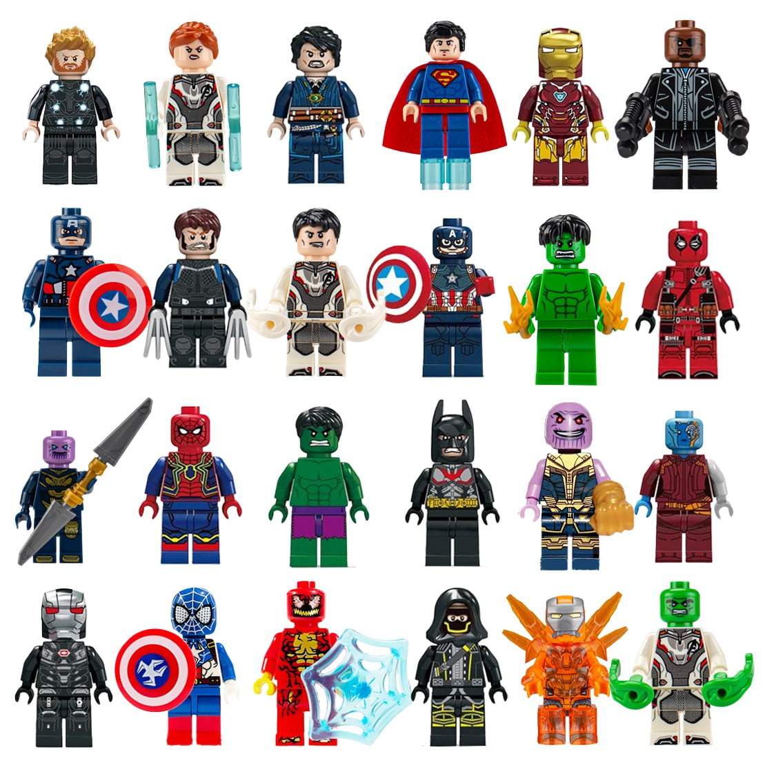 Click here for Qihao 24 Pcs Super Hero Minifigures  Special Force... prices