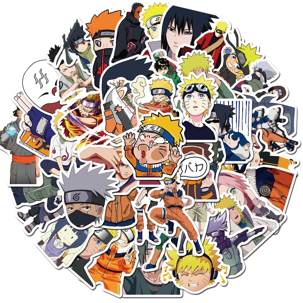 Naruto Naruto Sasuke stickers waterproof removable luggage notebook ...