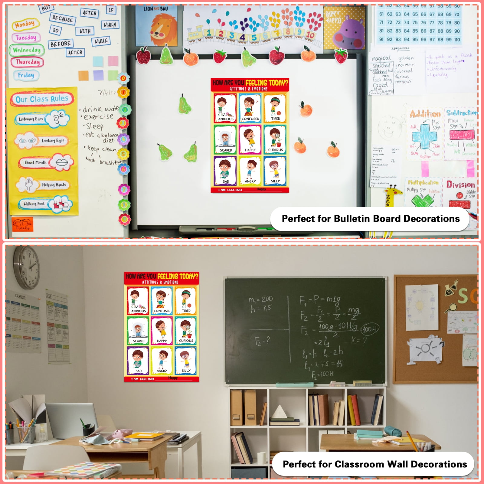 WhatSign Feelings Chart Emotions Poster for Kids Australia | Ubuy