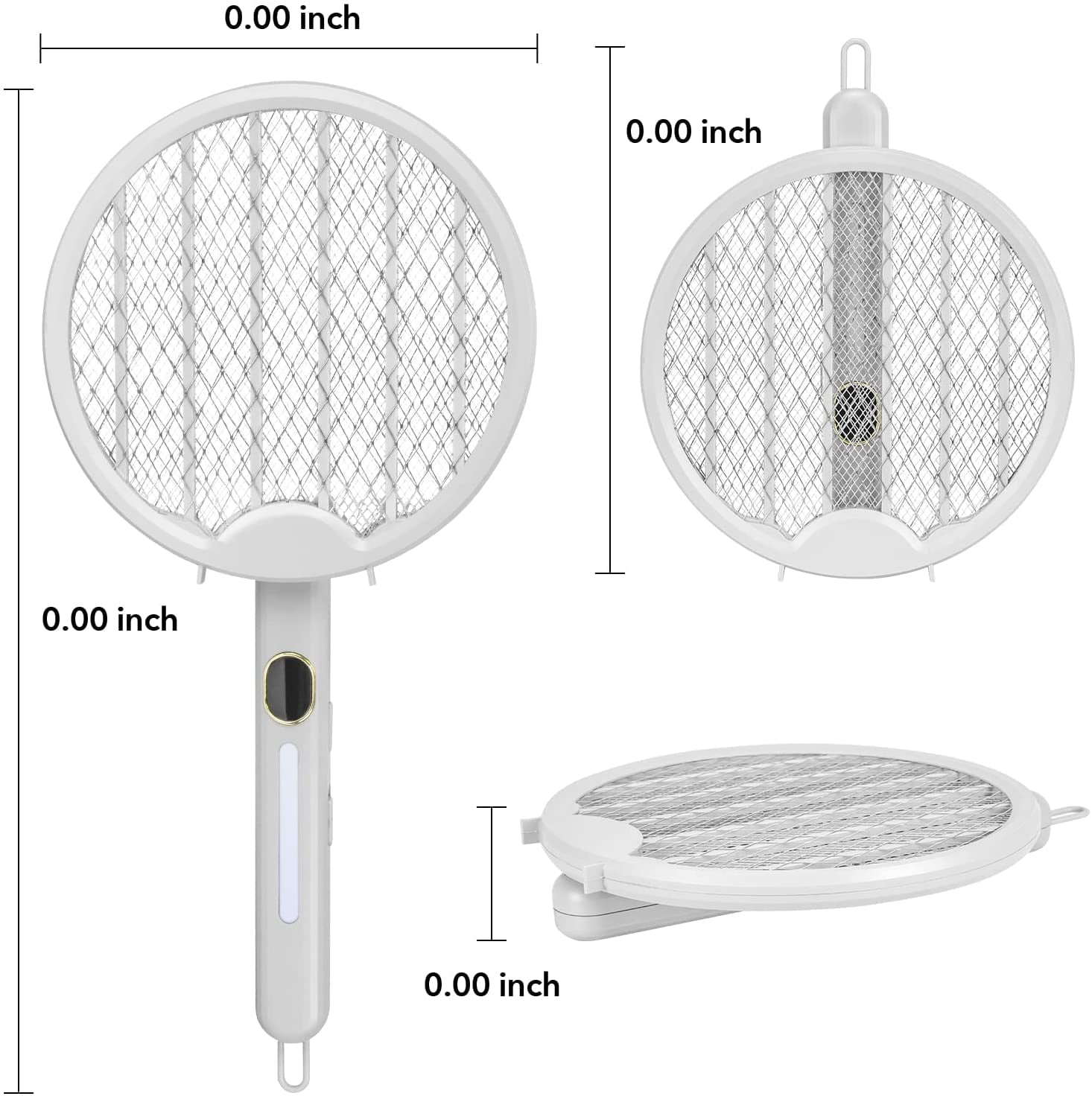 Buy Fly Killer Mosquito Swatter Racket Wasp Rechargeable Bug Zapper ...