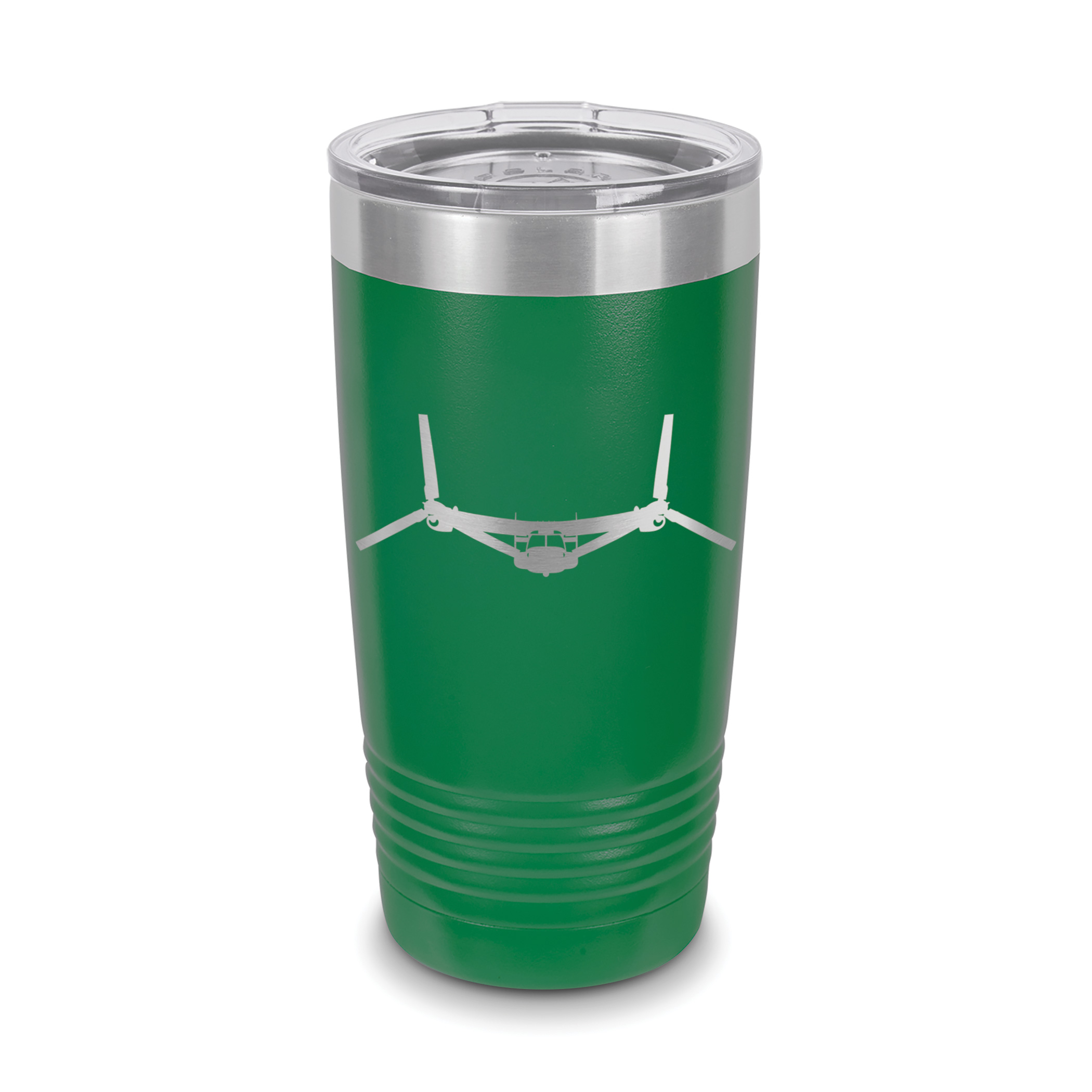 CV-22 MV-22 Osprey Tumbler 20 oz - Laser Engraved w/ Clear Lid - Polar Camel - Stainless Steel ...