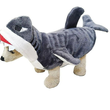 Funny Dog Cat Shark Costumes Pet Halloween Christmas Cosplay Dress ...