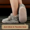 Cosyone1997 Women's Furry Bootie Slippers, Fluffy Indoor House Boots ...