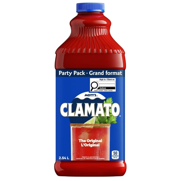Mott's Clamato Original Party Pack, 2.54 L - Walmart.ca