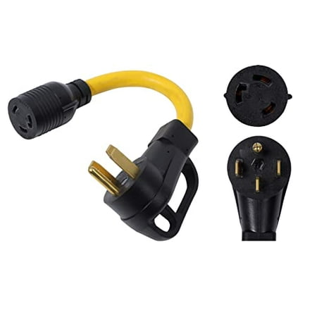 NEMA 14-50P to L6-30R 240V 30 Amp 4 Prong Male Plug to Twist Lock 3 ...