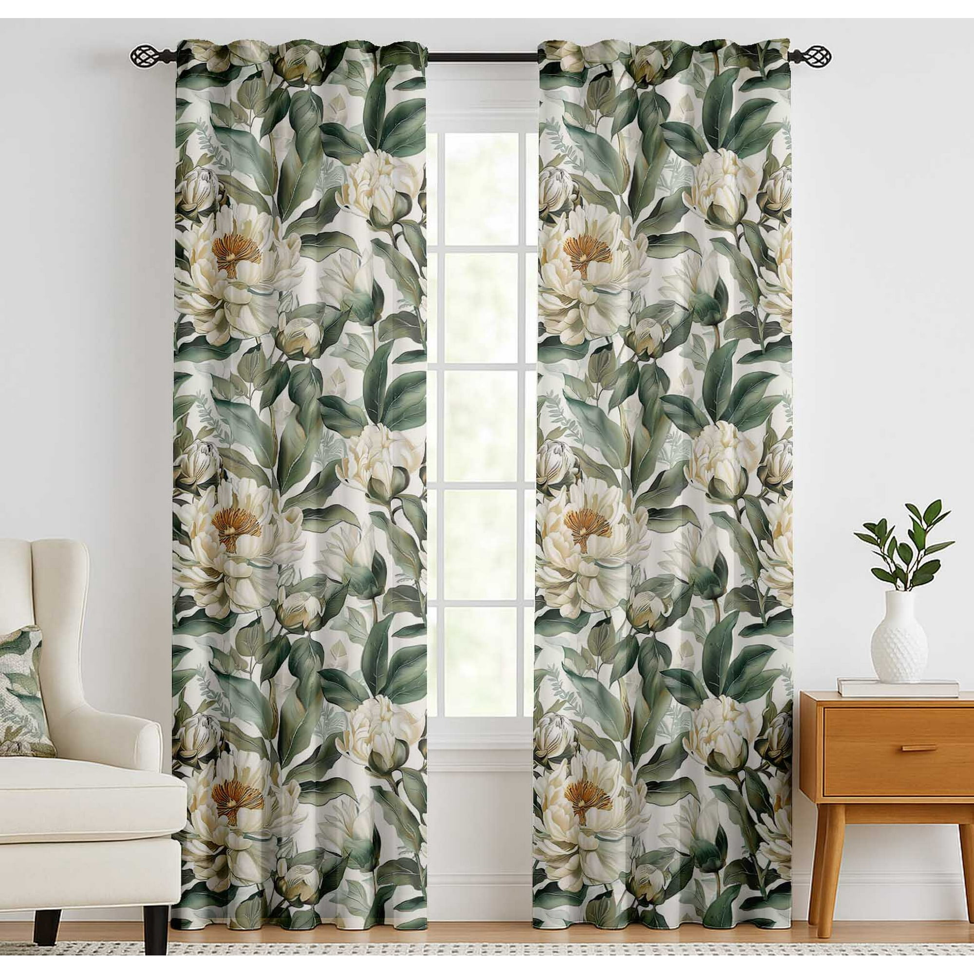 Click here for Vargottam 84 Inch Rod Pocket/Back Tab Cotton Curta... prices