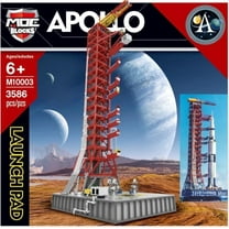 NASA Saturn-V Launch Umbilical Tower Building Blocks Set + Crawler ...