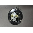 30-Amp 125-Volt NEMA L5-30P Flanged Power Input Inlet - Walmart.com