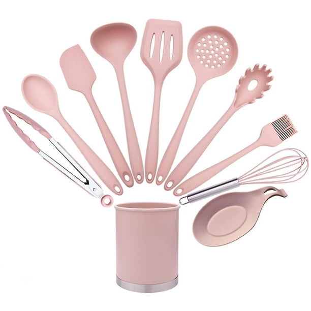 11 Pieces Of Silicone Kitchenware, Cooking And Baking Utensils Set ...