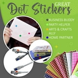 Royal Green Color Coding Labels 0.375 inch Round Sticky Label 3/8 Small ...