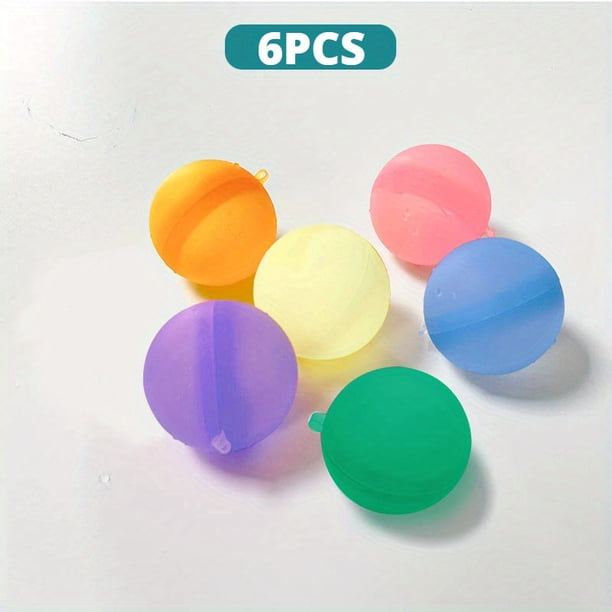 Reusable Water Balloons Refillable Water Balloon Quick Fill Self ...