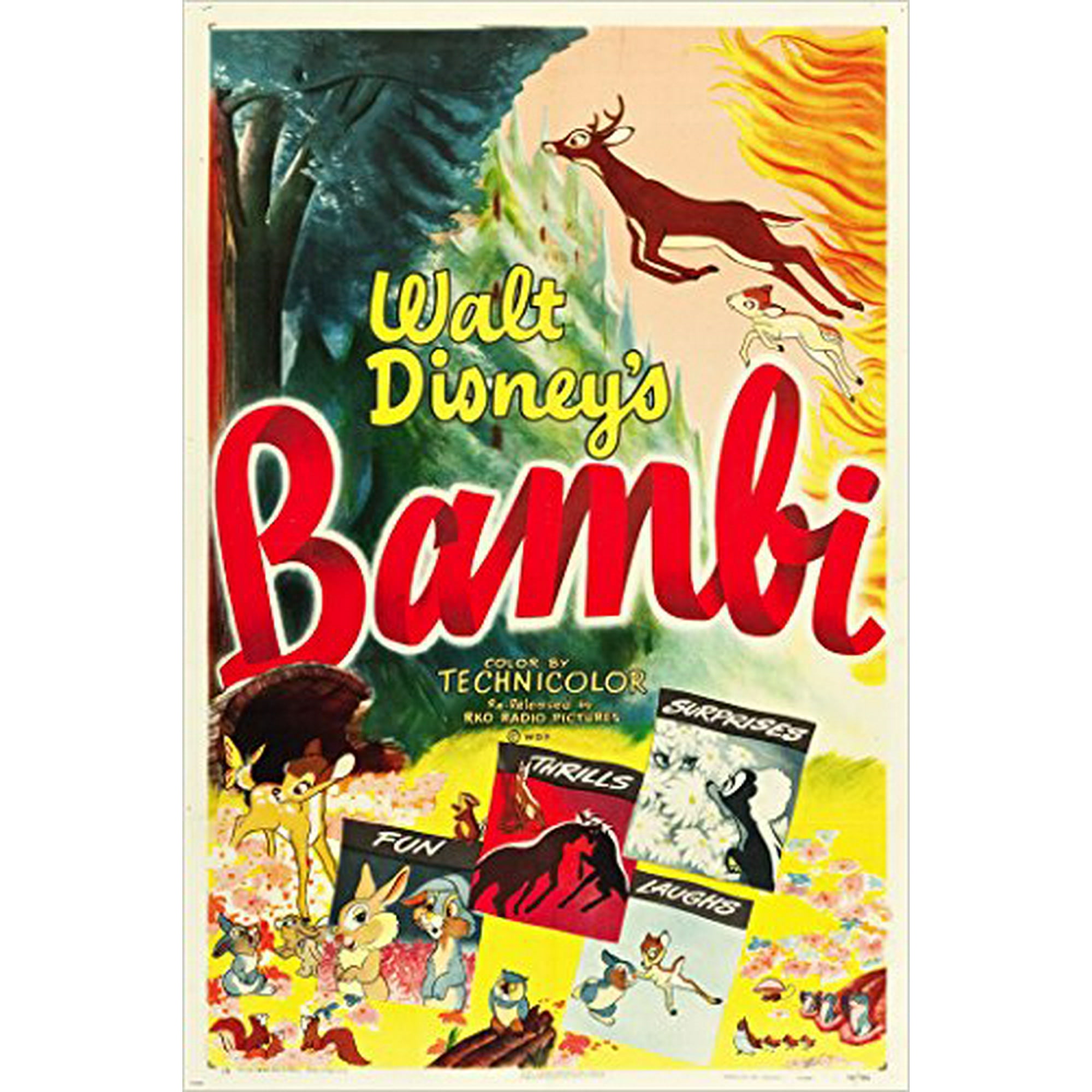 Bambi Movie Poster 1942