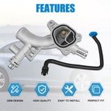Aluminum Coolant Water Outlet Kit with Hose Sensor for Chevy Cruze ...