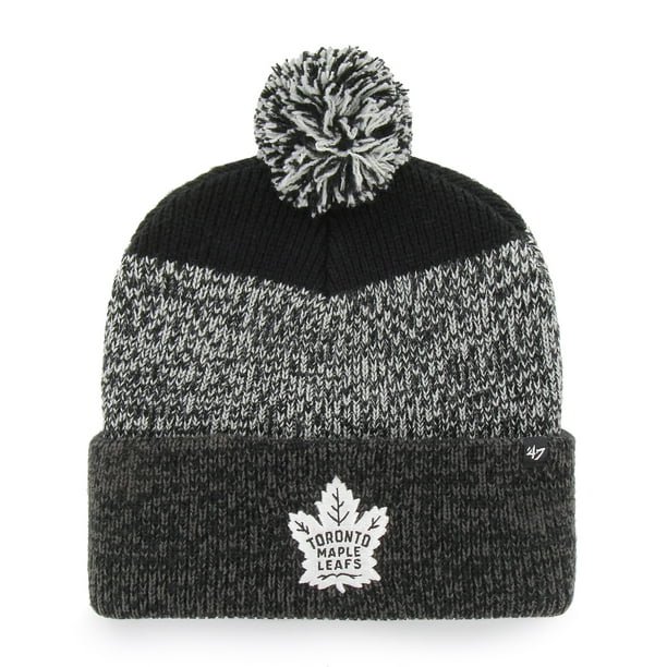 Toronto Maple Leafs NHL Black Static Cuff Knit Toque - Walmart.ca