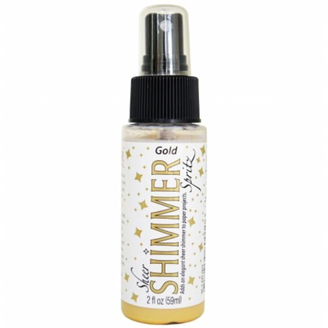 Sheer Shimmer Spritz Spray 2oz-Gold - Walmart.com