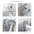 Sinyiin Washing Machine Drainage Hose Support Stainless Steel Water ...