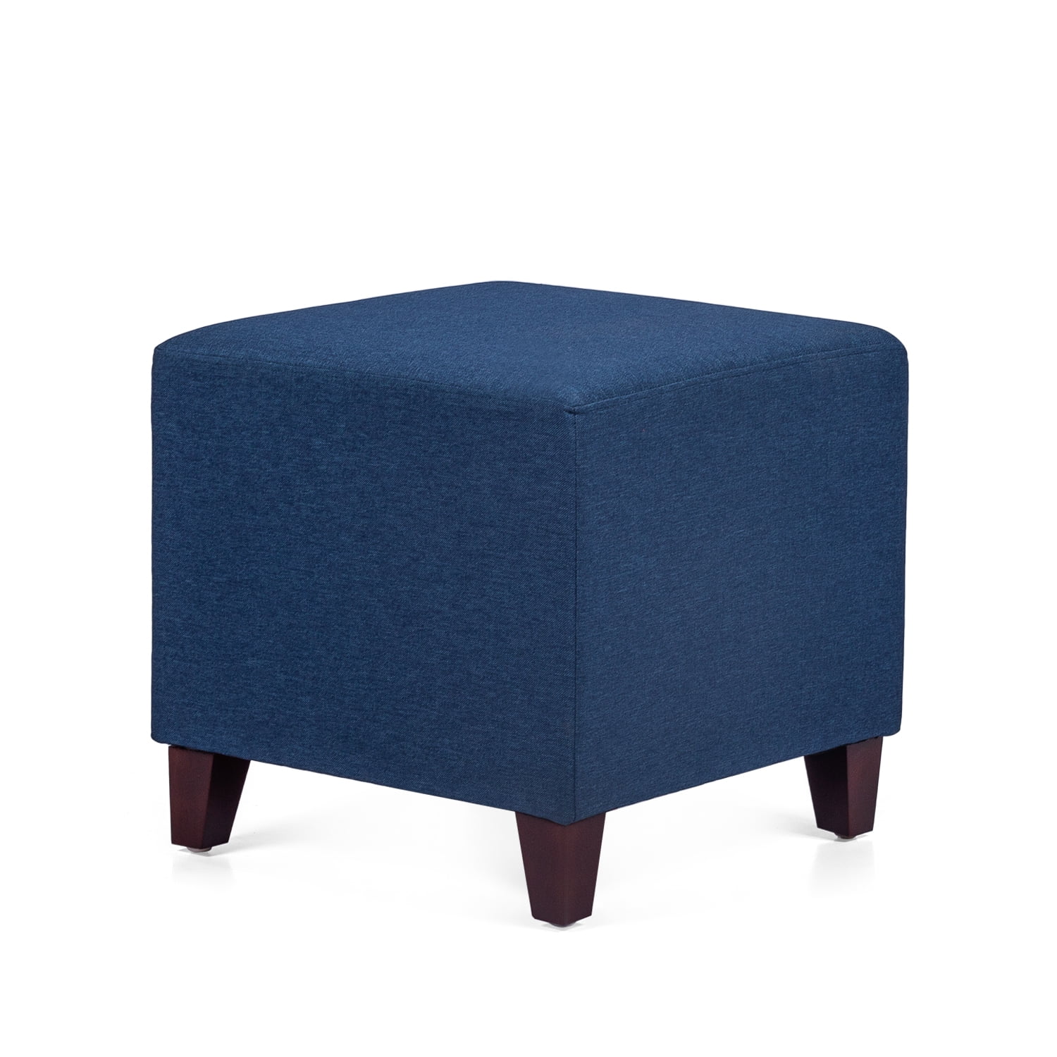 Homebeez Fabric Ottoman Square Footstool Padded Footrest Seat Sofa ...