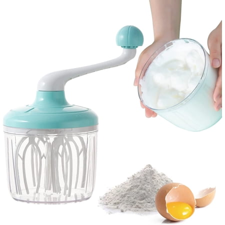 Green - 1 Piece Hand Whisk, Multifunction Whisk, Household Hand Whisk ...