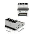 Tool Less USB3.1 Right Angled Connector for Front Panel Type C and ...