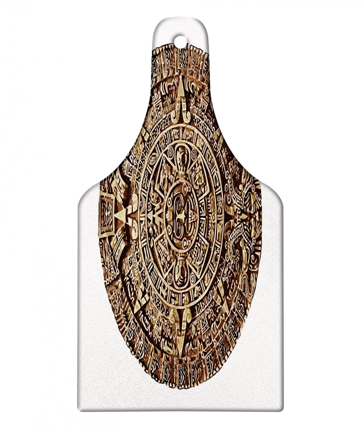 Aztec Cutting Board, Tribal Themed Medallion of Mexican Civilization ...