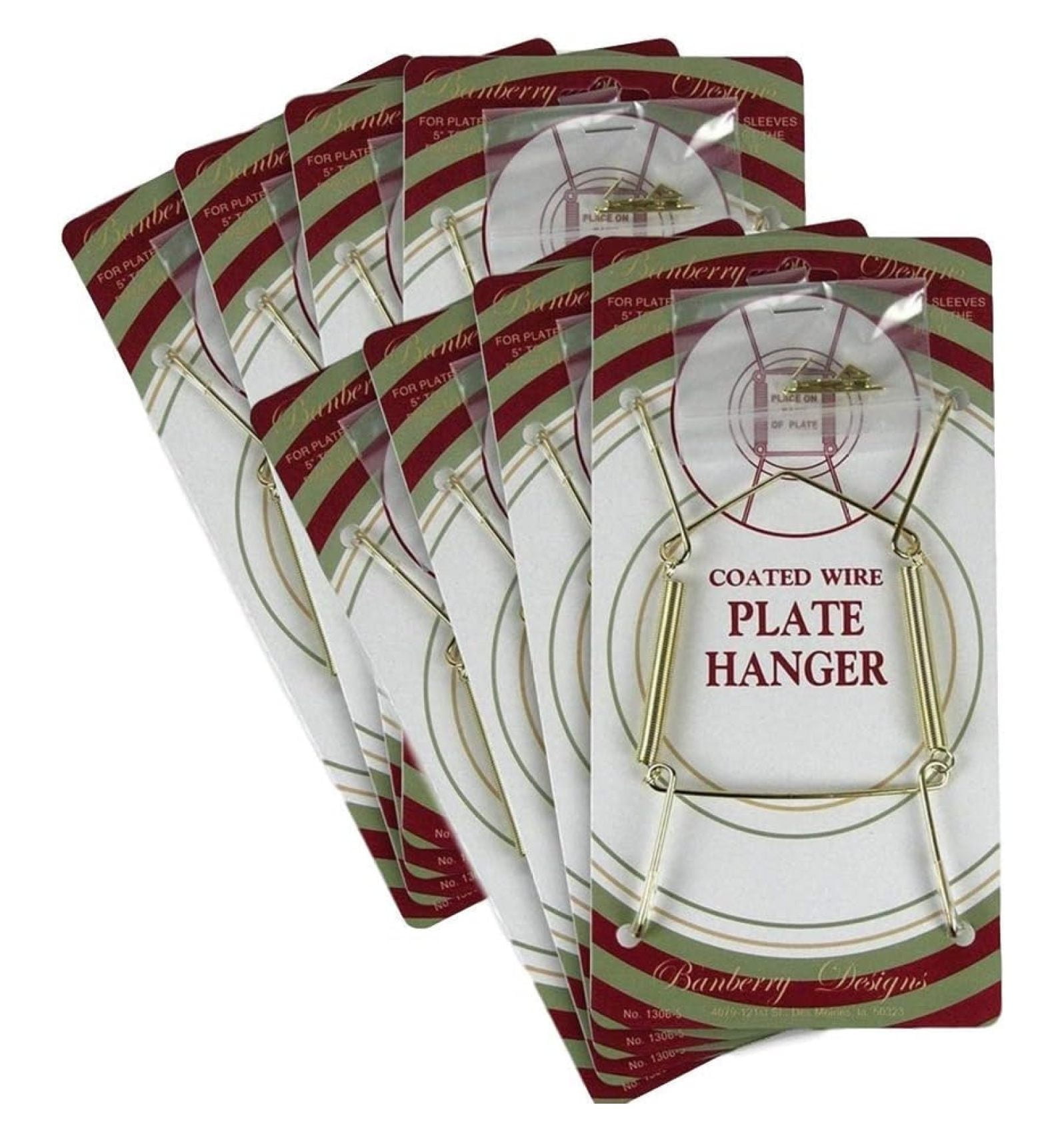 Colgador de platos de 5 a 7 pulgadas con revestimiento de vinilo de ...