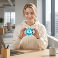 Premium Ice Cube with Snow Pieces Stress Ball - Sparkly Dough-Filled ...