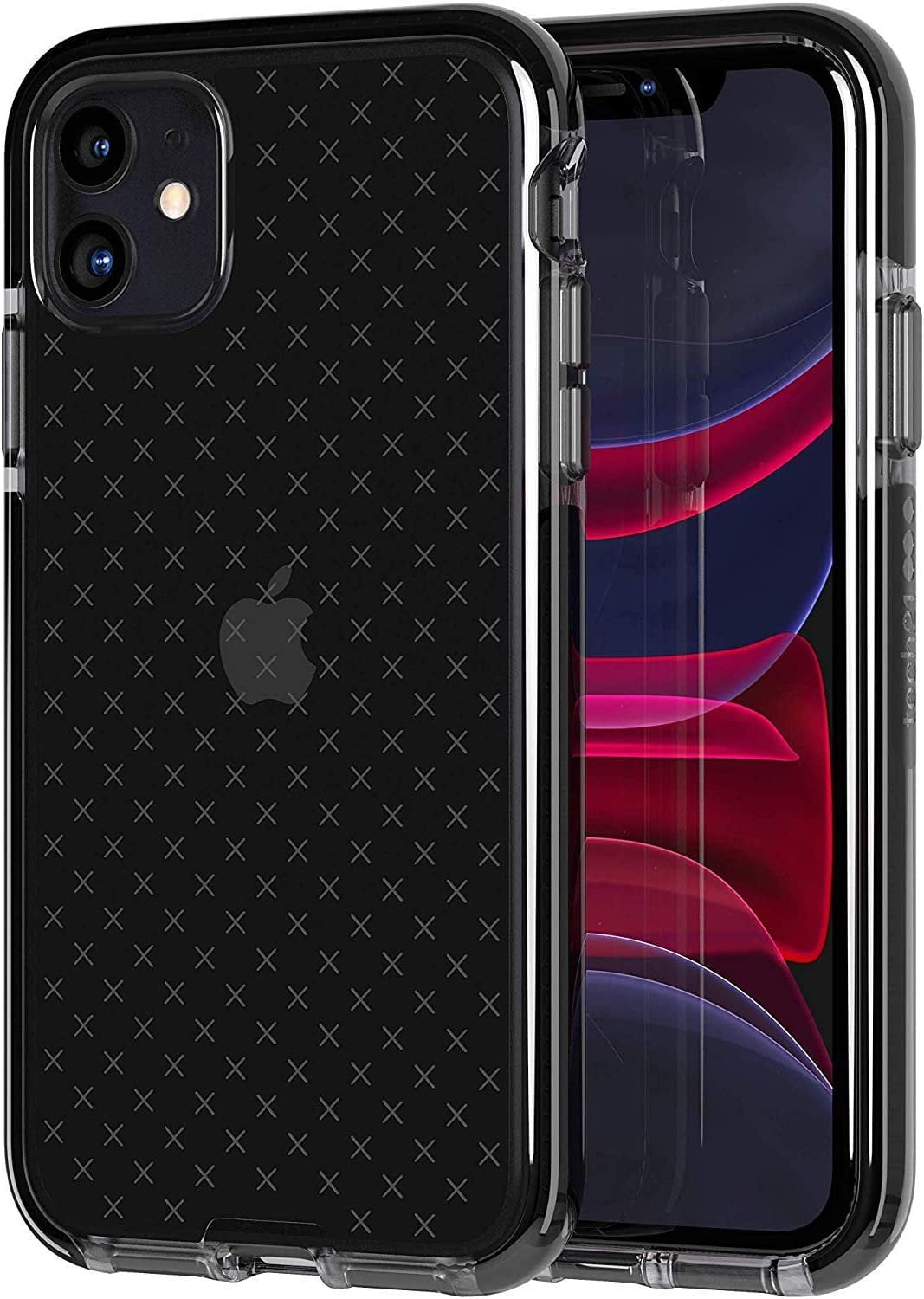 Tech21 Evo Check iPhone 11 Case Smokey Black Durable Protection Slim Design Walmart