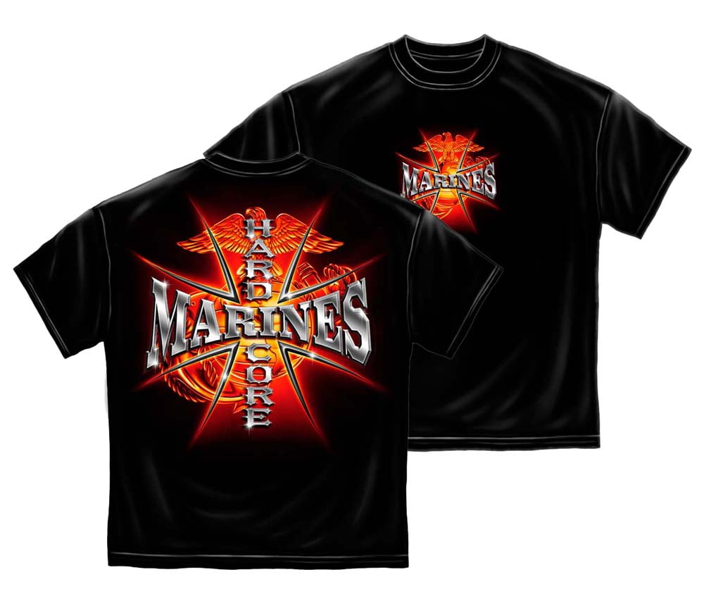 US Marines Hardcore Marines T-Shirt - Walmart.com