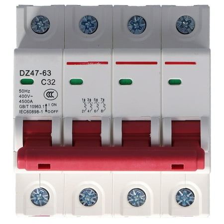 Miniature Circuit Breaker,Circuit Breaker 4P Mini Overload Protection ...