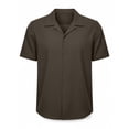 BiZtdJrK Mens Muscle Dress Shirts Short Sleeve Business Casual Button ...
