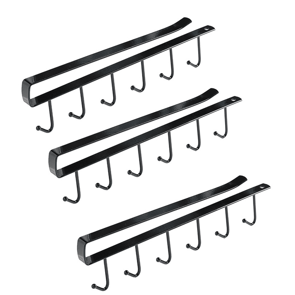 Wrought Iron Seamless Nail-Free Hooks, Cabinet Storage Racks, Multi ...