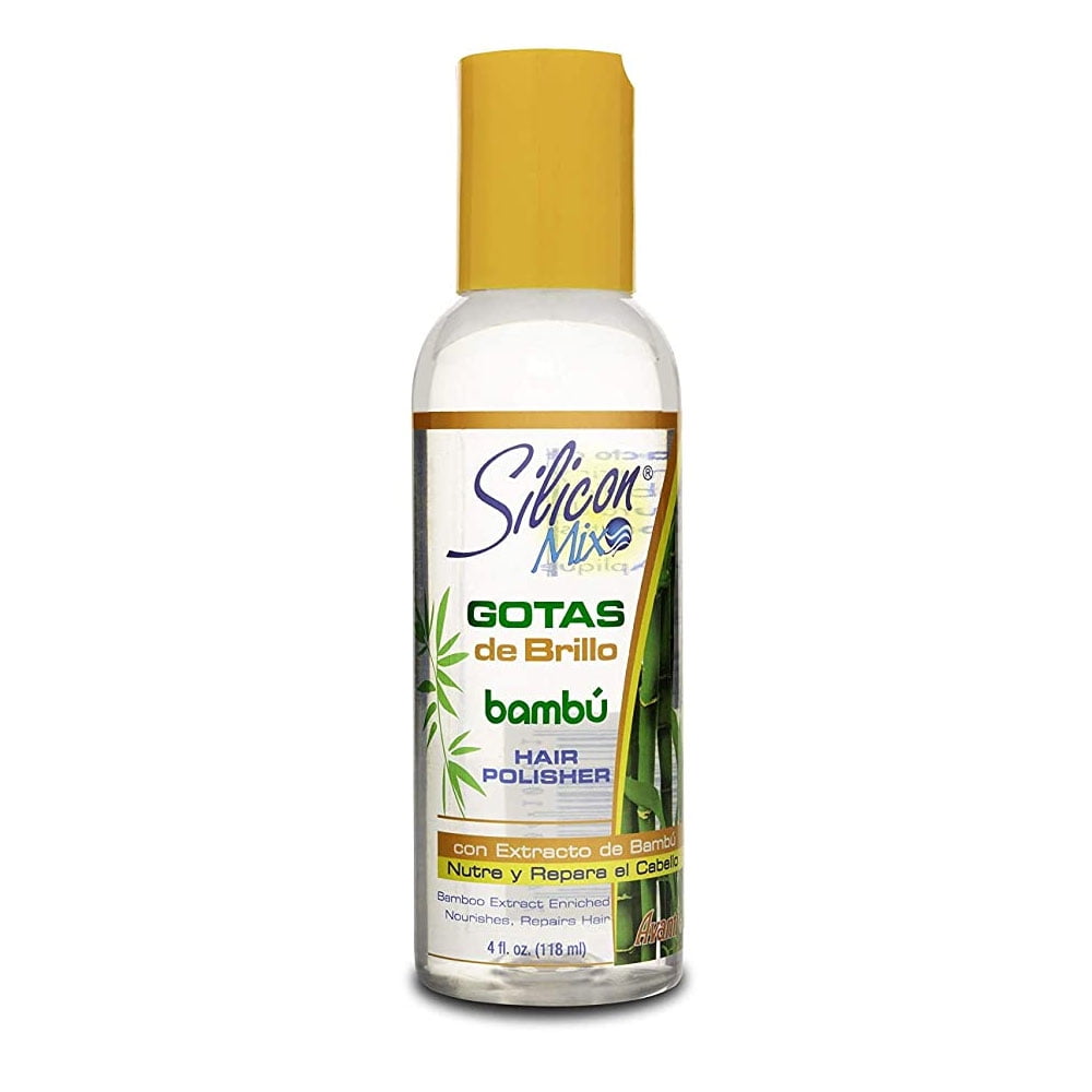 Silicon Mix Gotas De Brillo Bambu Hair Polisher 4 Oz,Pack of 3 ...