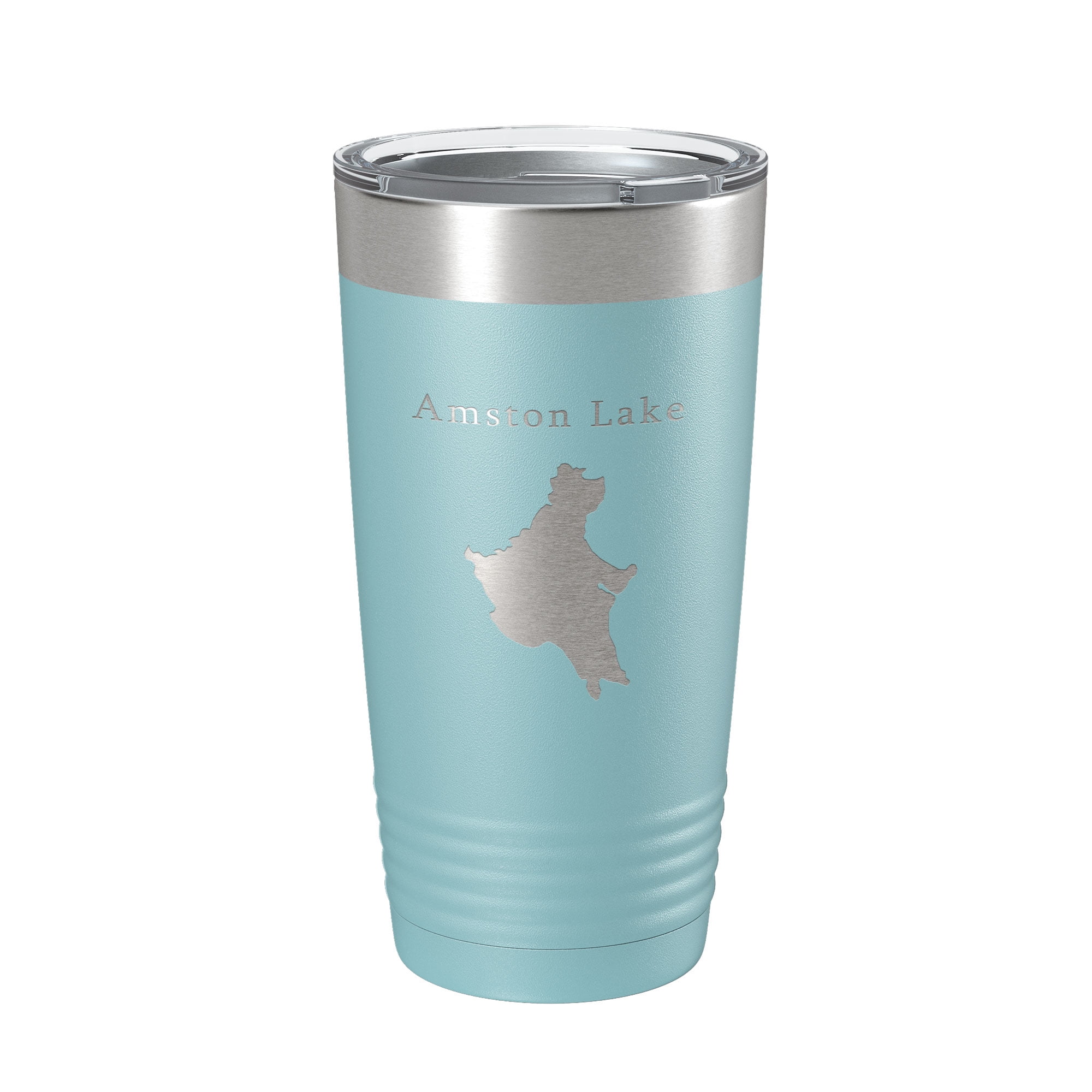 Amston Lake Map Tumbler Travel Mug Insulated Laser Engraved Coffee Cup ...