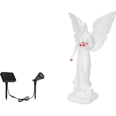 Morning Angel Statue – Natural Stone Appearance – Made of Resin ...